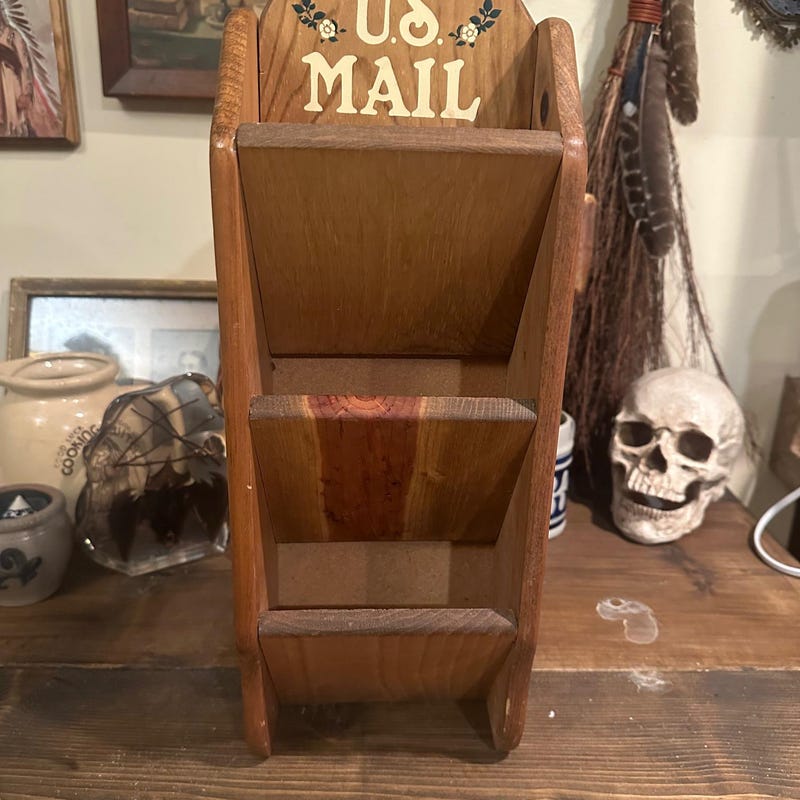 Wooden Mail Slot for Wall - Etsy