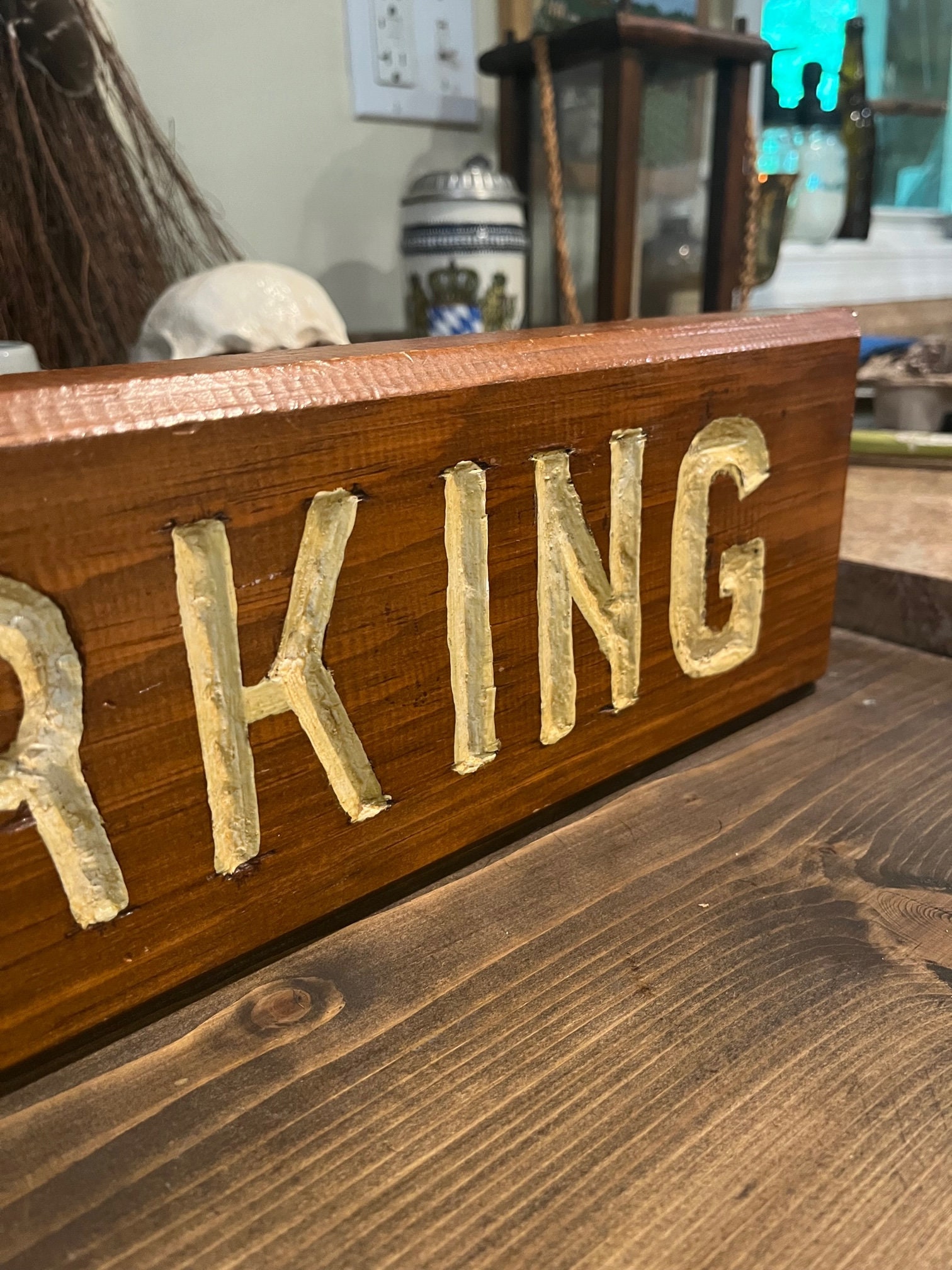 Vintage No Parking Wooden Sign. Parks & Rec Sign. - Etsy