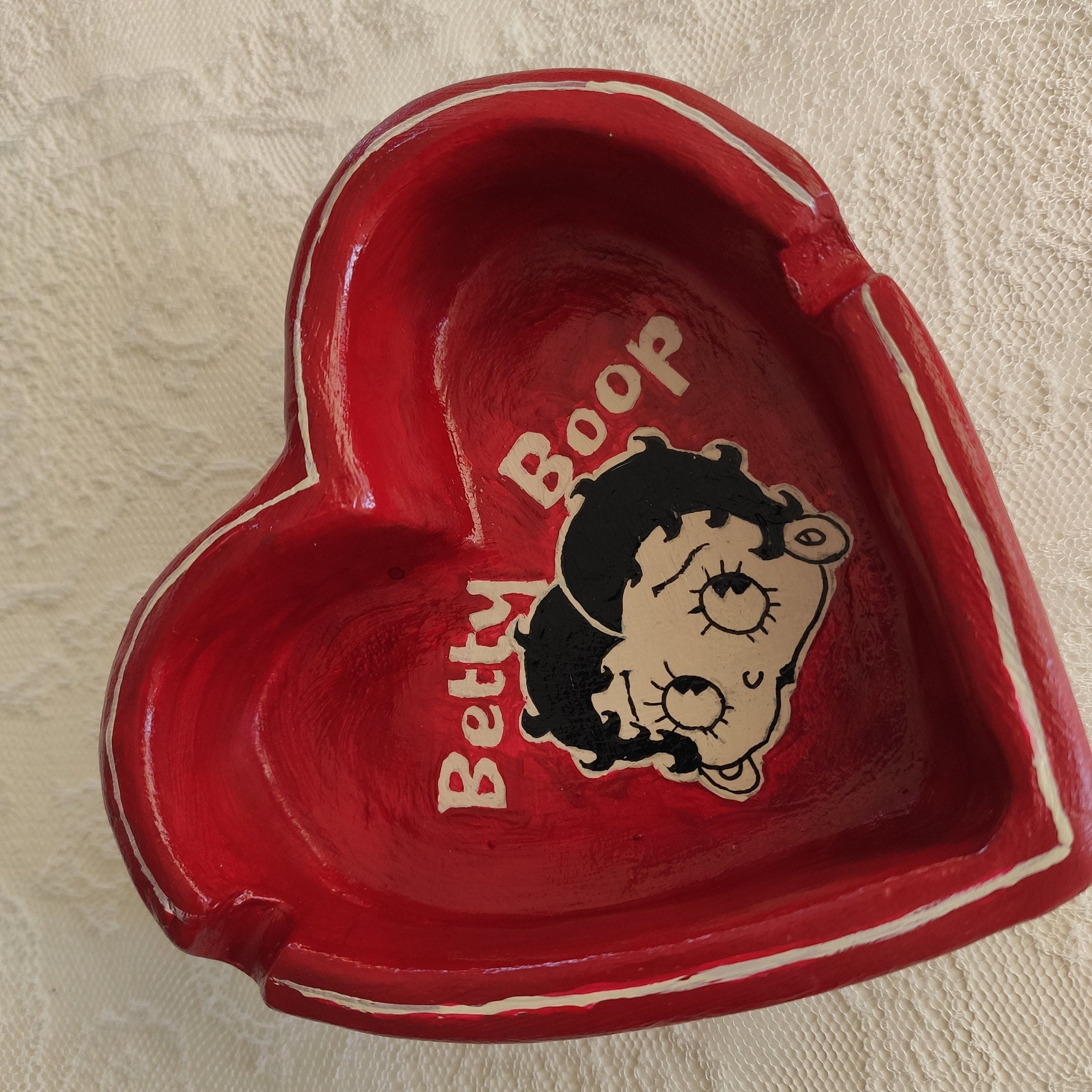 Betty Boop Handmade Clay Ashtray Jewelry Plate - Etsy