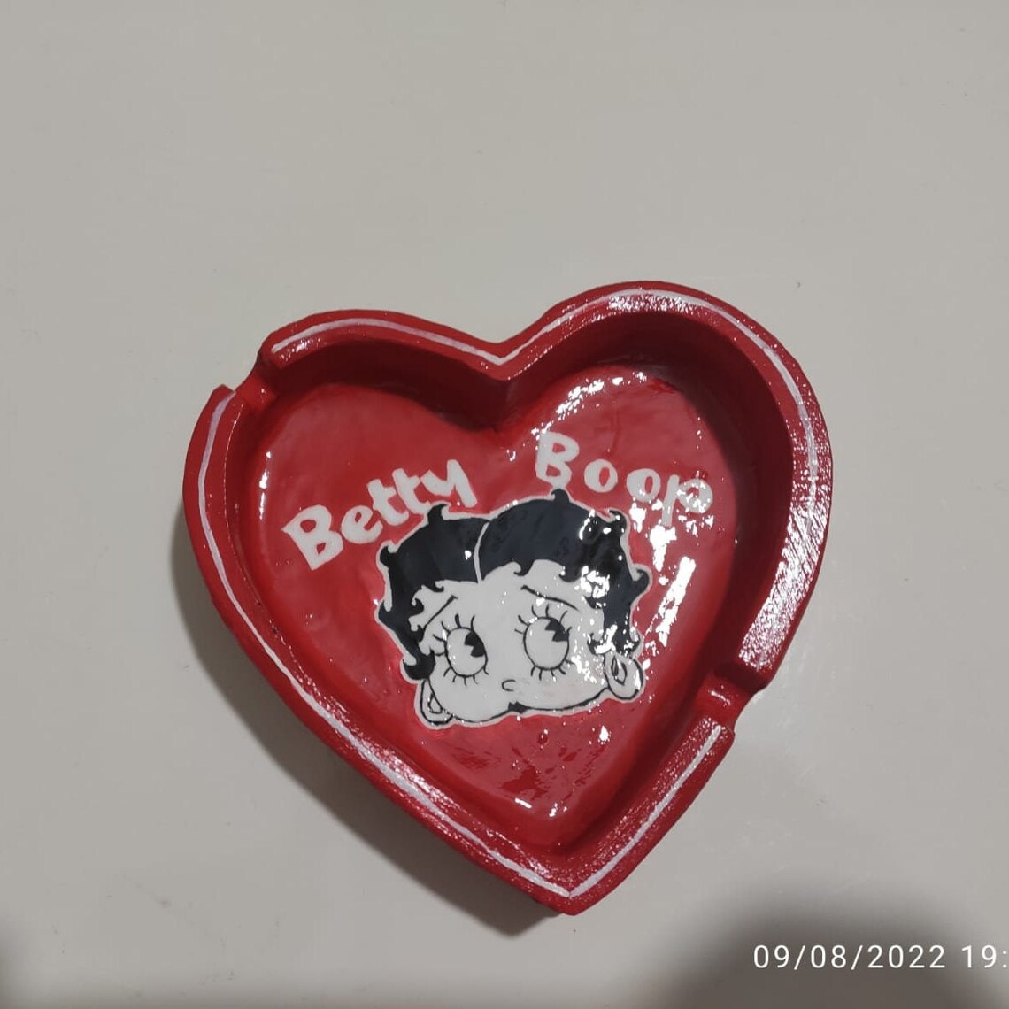 Betty Boop Handmade Clay Ashtray Jewelry Plate - Etsy