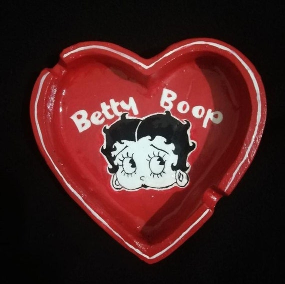Betty Boop Handmade Clay Ashtray Jewelry Plate - Etsy