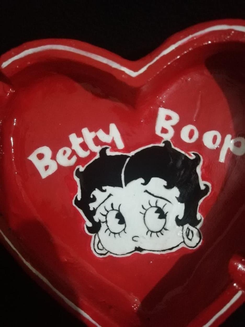 Betty Boop Handmade Clay Ashtray Jewelry Plate - Etsy