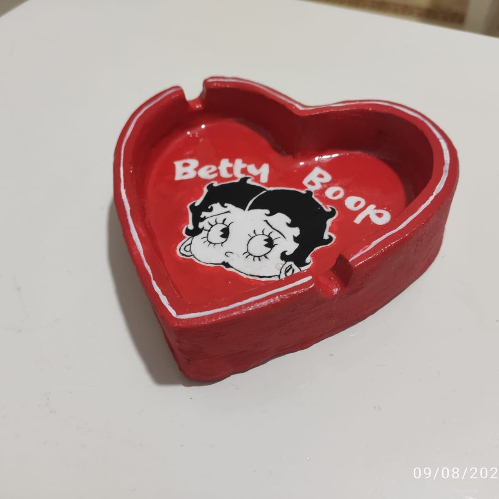 Betty Boop Handmade Clay Ashtray Jewelry Plate - Etsy
