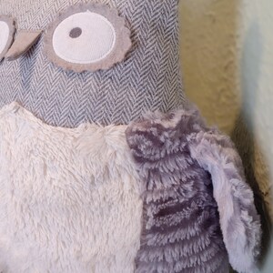 Pier 1 Plush Owl Roxie Grey Owl From Pier One Imports Tweed/fleece ...