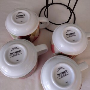 Pier 1 Imports Stackable Christmas Tree Mugs W/ Stand Coffee, Tea Cups ...