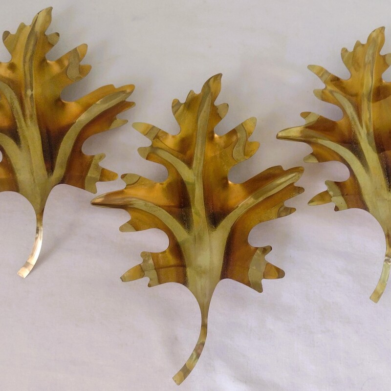 Small Metal Leaves - Etsy