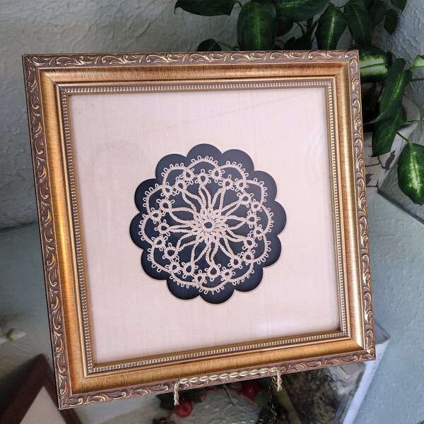 Framed Doily - Etsy