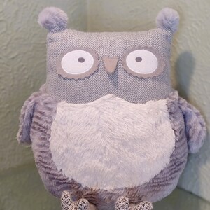 Pier 1 Plush Owl Roxie Grey Owl From Pier One Imports Tweed/fleece ...