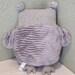 Pier 1 Plush Owl Roxie Grey Owl From Pier One Imports Tweed/fleece ...