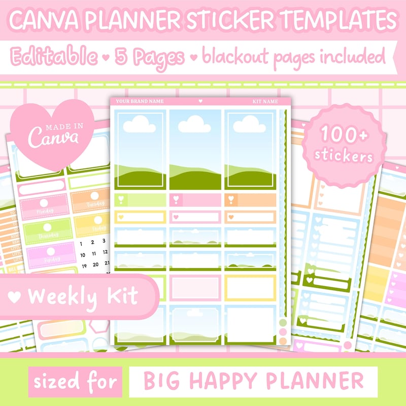 Happy Planner Big - Etsy