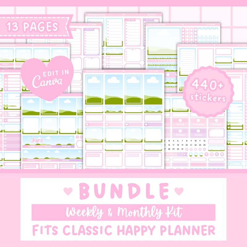 Happy Planner Svg - Etsy