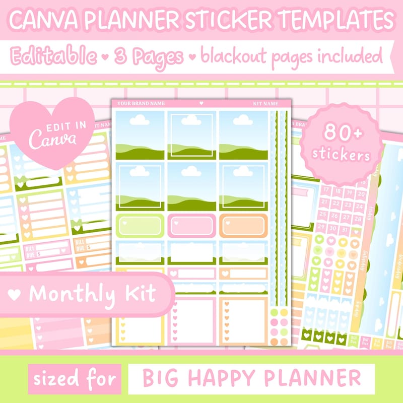 Happy Planner Big - Etsy