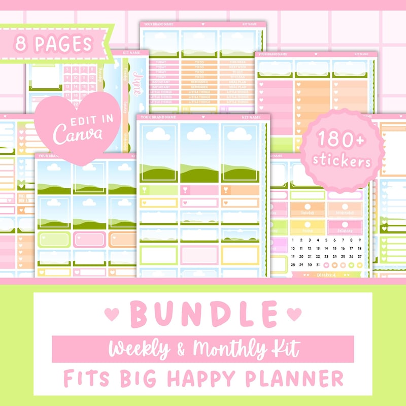 Happy Planner Big Kit - Etsy