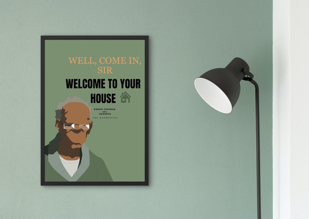 Cartoon the Boondocks Robert Freeman Aka Grandpa Faceless Illustration ...