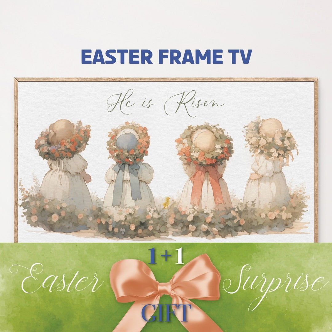Easter Frame TV Art Easter Art TV Easter Quote Tv Art Easter Painting ...