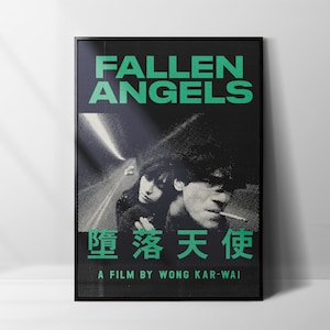 Fallen Angels / Wong Kar-wai / Minimalist Movie Posterr Print / Mid ...