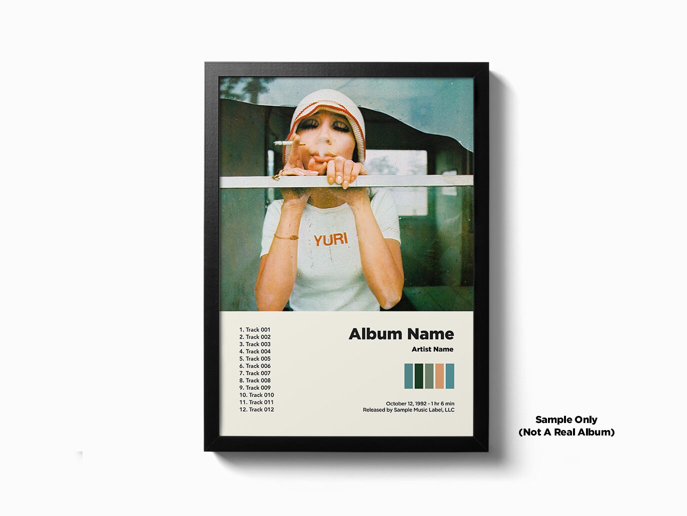 Custom Album Art Tracklist Poster / Choose Your Own Album / - Etsy