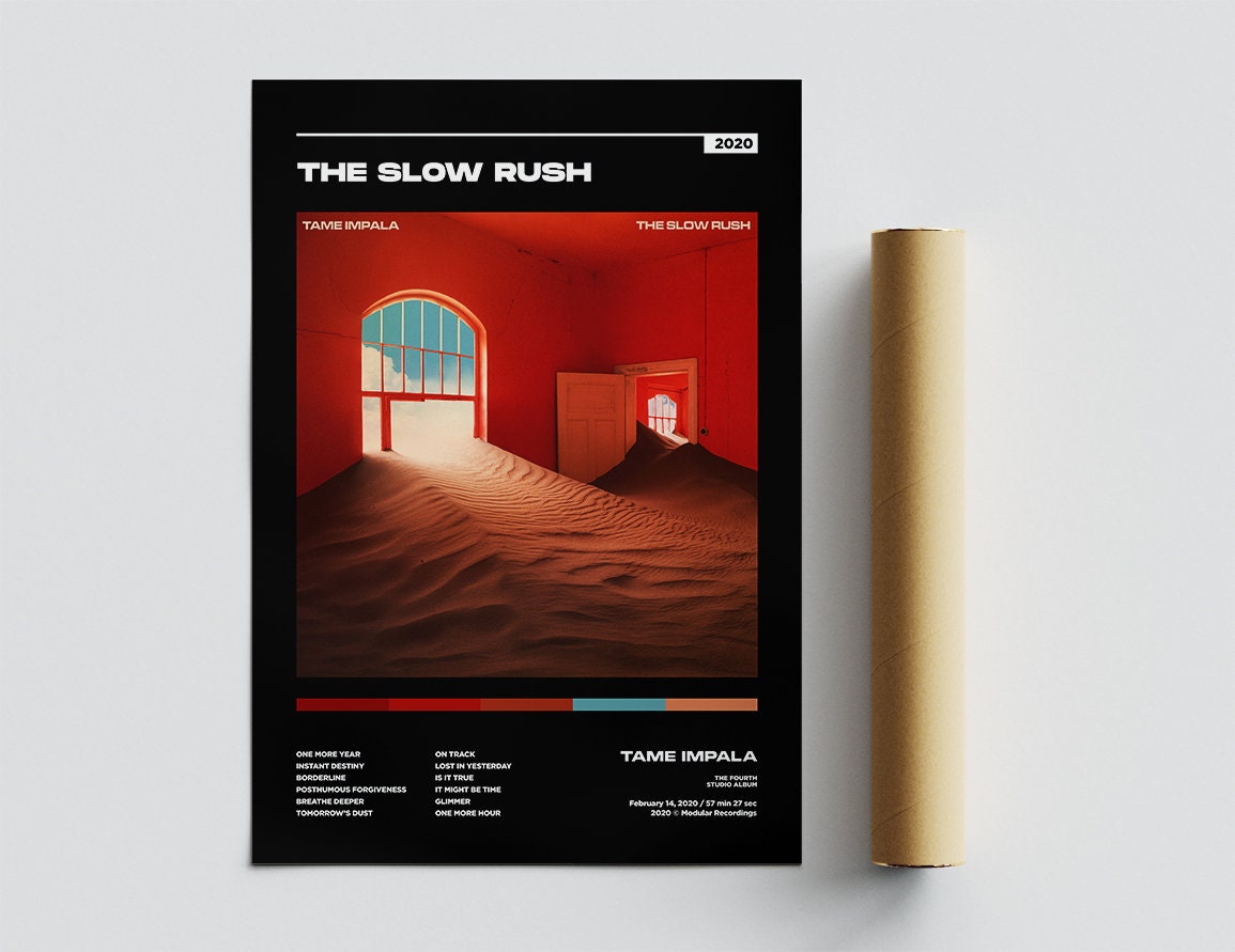 Tame Impala Poster / the Slow Rush / Album Tracklist Poster - Etsy