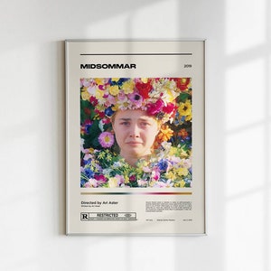 Midsommar / Mid Century Movie Poster / Minimalist / Wall Art ...