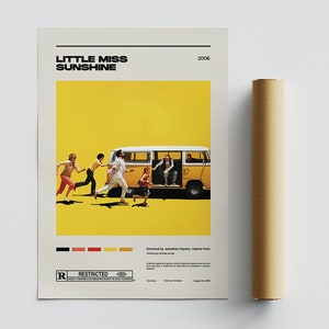 Little Miss Sunshine / Minimalist Movie Poster / Mid Century / Wall Art ...