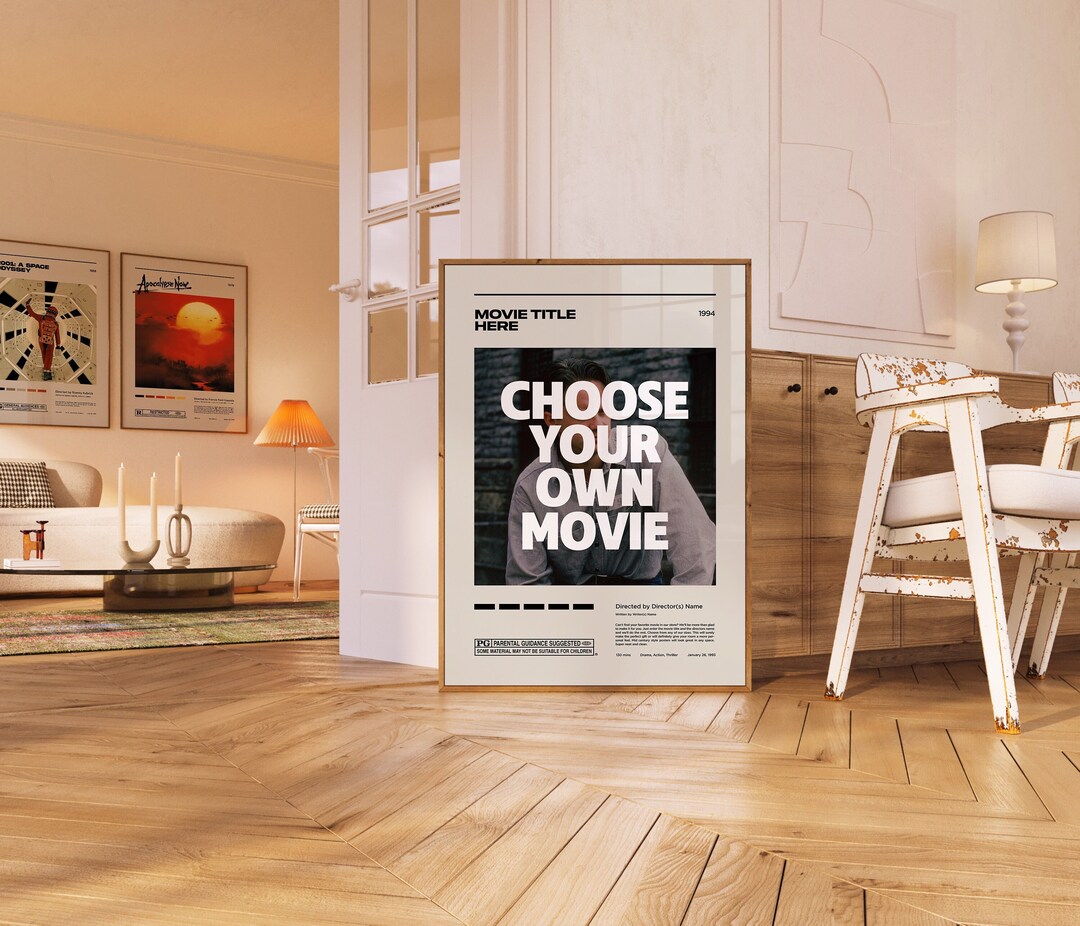 Custom Movie Poster Request / Gift Idea / Choose Your Own Movie ...