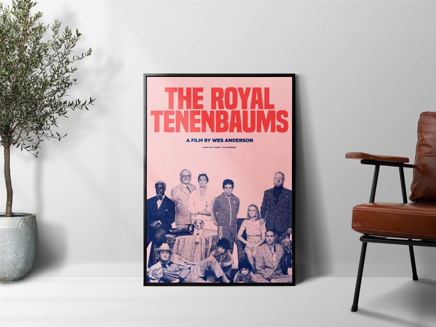 The Royal Tenenbaums / Wes Anderson / Minimalist Movie Poster Print / Mid Century / Custom ...