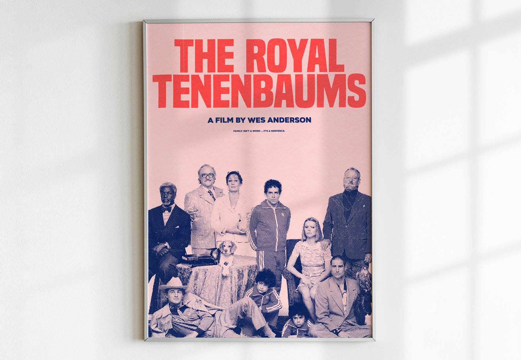 The Royal Tenenbaums / Wes Anderson / Minimalist Movie Poster - Etsy
