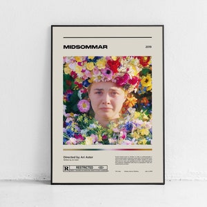 Midsommar / Mid Century Movie Poster / Minimalist / Wall Art / Apartment Posters / Bedroom ...