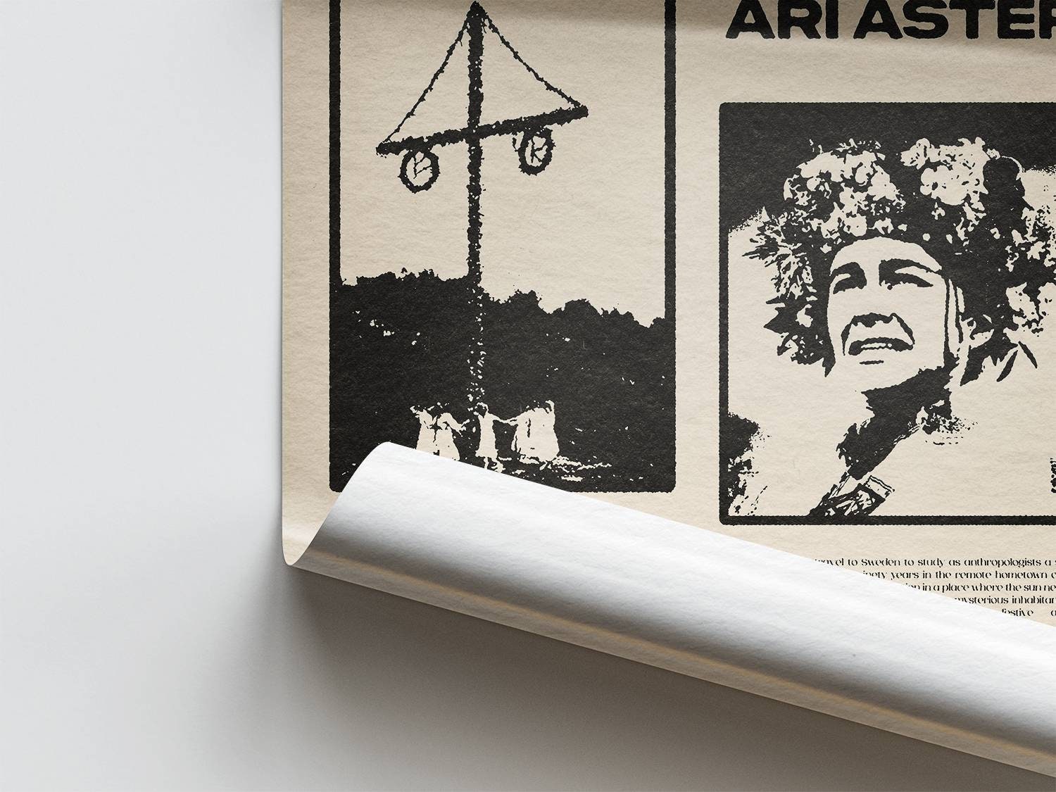 Midsommar / Ari Aster / Minimalist Movie Poster Print / Mid Century ...