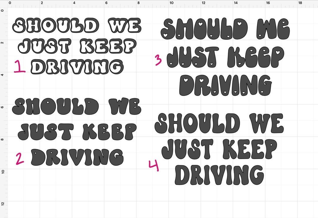 Should We Just Keep Driving Bumper Sticker Car Decals - Etsy