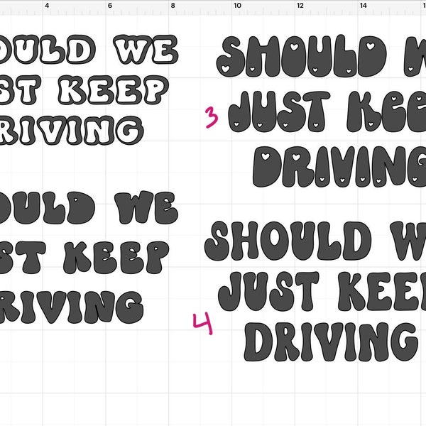 Should We Just Keep Driving Sticker - Etsy