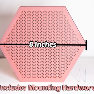 Enamel Pin Board Display for Pin Collectors hexagon Wall Mount Enamel ...