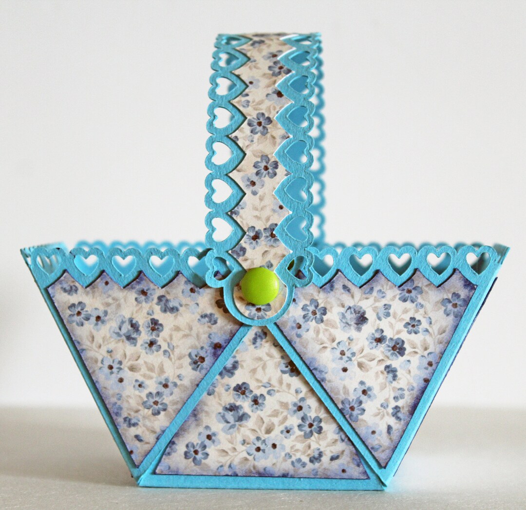 Easter Basket Placeholder Wedding Favour SVG EPS DXF - Etsy