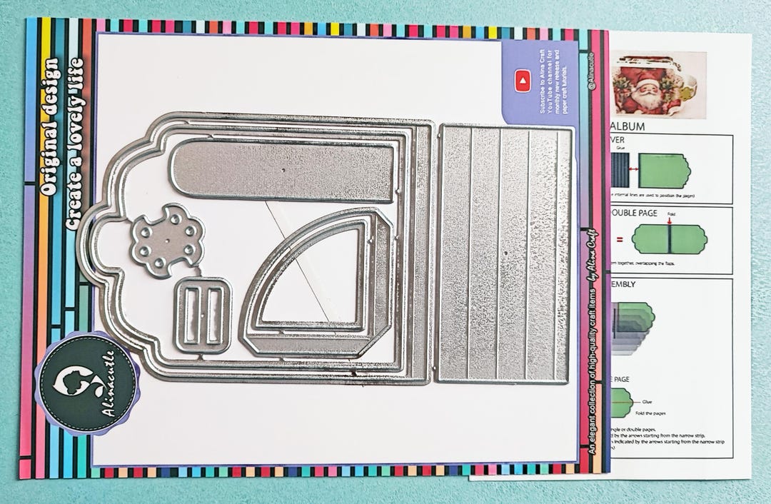 Mini Album Dies, (8 Dies) for Big Shot, Gemini, Spellbinders Etc.. - Etsy
