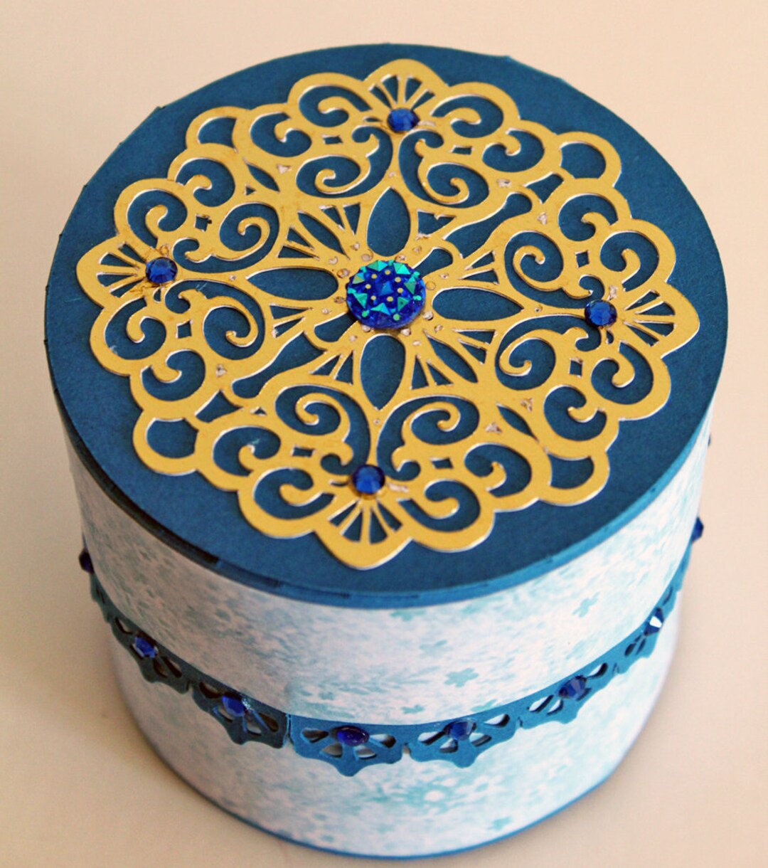 Round Box, SVG, EPS, DXF, Pdf, Silhouette Studio Files, Gift Box - Etsy