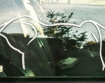 Chihuahua Decal Custom Dog Ears Decal Minimalist Dog Decal - Etsy