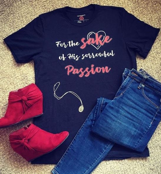 Divine Mercy Graphic Tee Front & Back Catholic Tshirt - Etsy