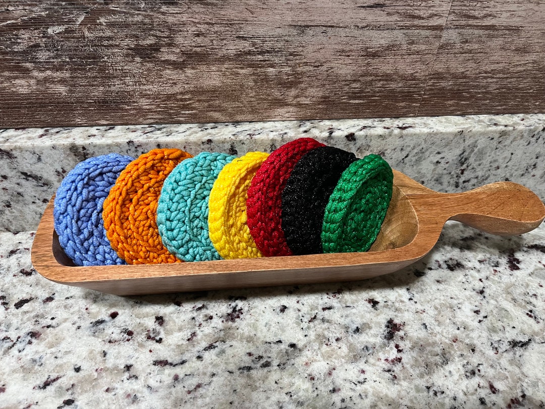 Nylon Kitchen Scrubbies for Dishes, Pots and Pans, Double Layer Nylon ...