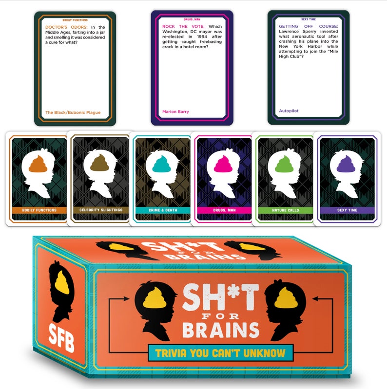 Sh*t for Brains Trivia Game - Etsy