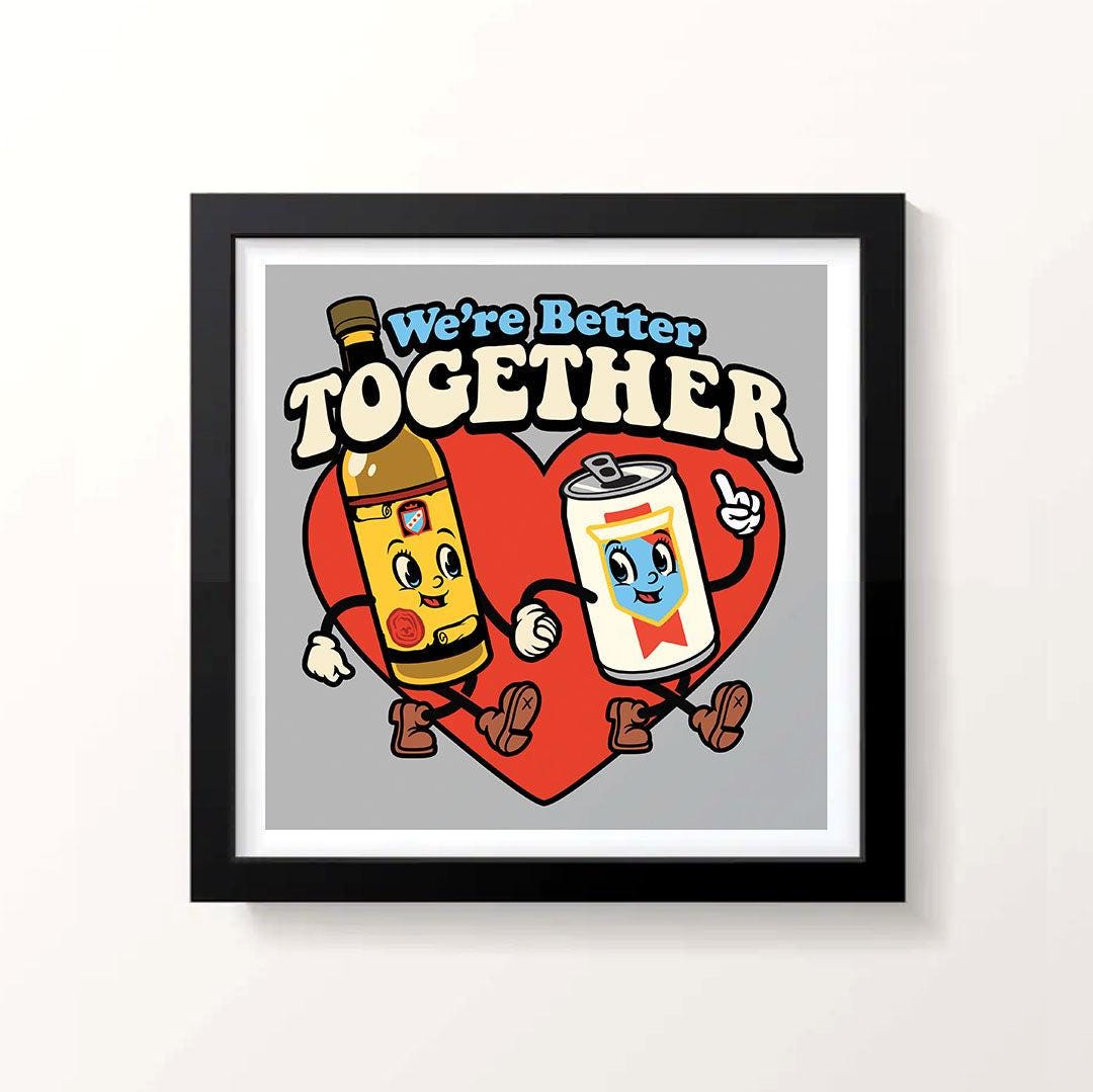 Better Together Chicago Handshake 9x9 Print - Etsy