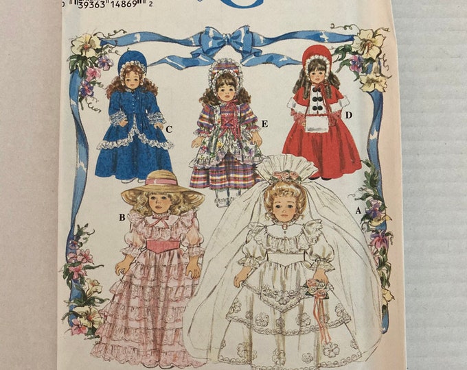 Simplicity Crafts 8766 Wardrobe for 18" GOTZ, Emma, American Girl Dolls ...