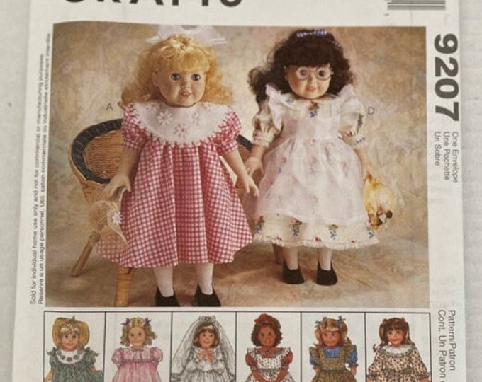 Mccall's Crafts 9207, Complete Wardrobe for 18" GOTZ, Emma, American ...