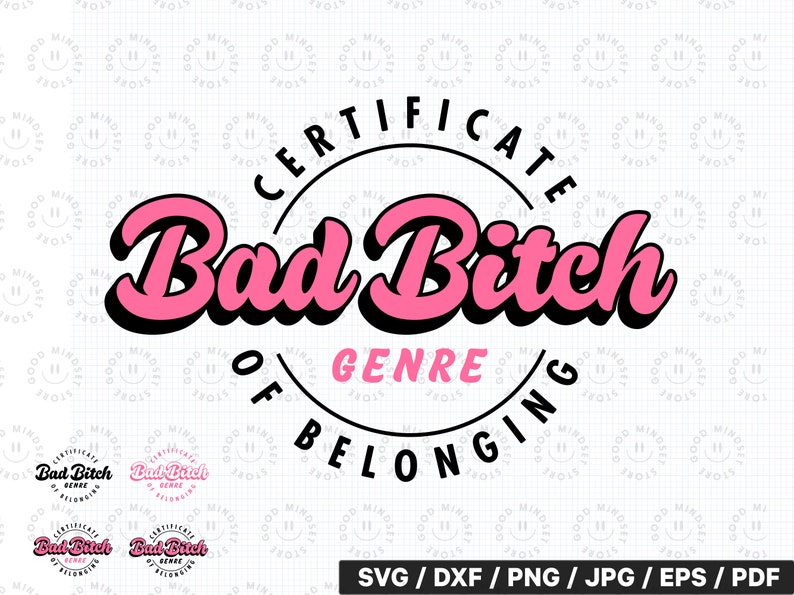 Commercial License Bad Bitch Genre Svg Girl Power T-shirt - Etsy