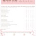Parent Report Card Template- for Parents and Kids - Etsy