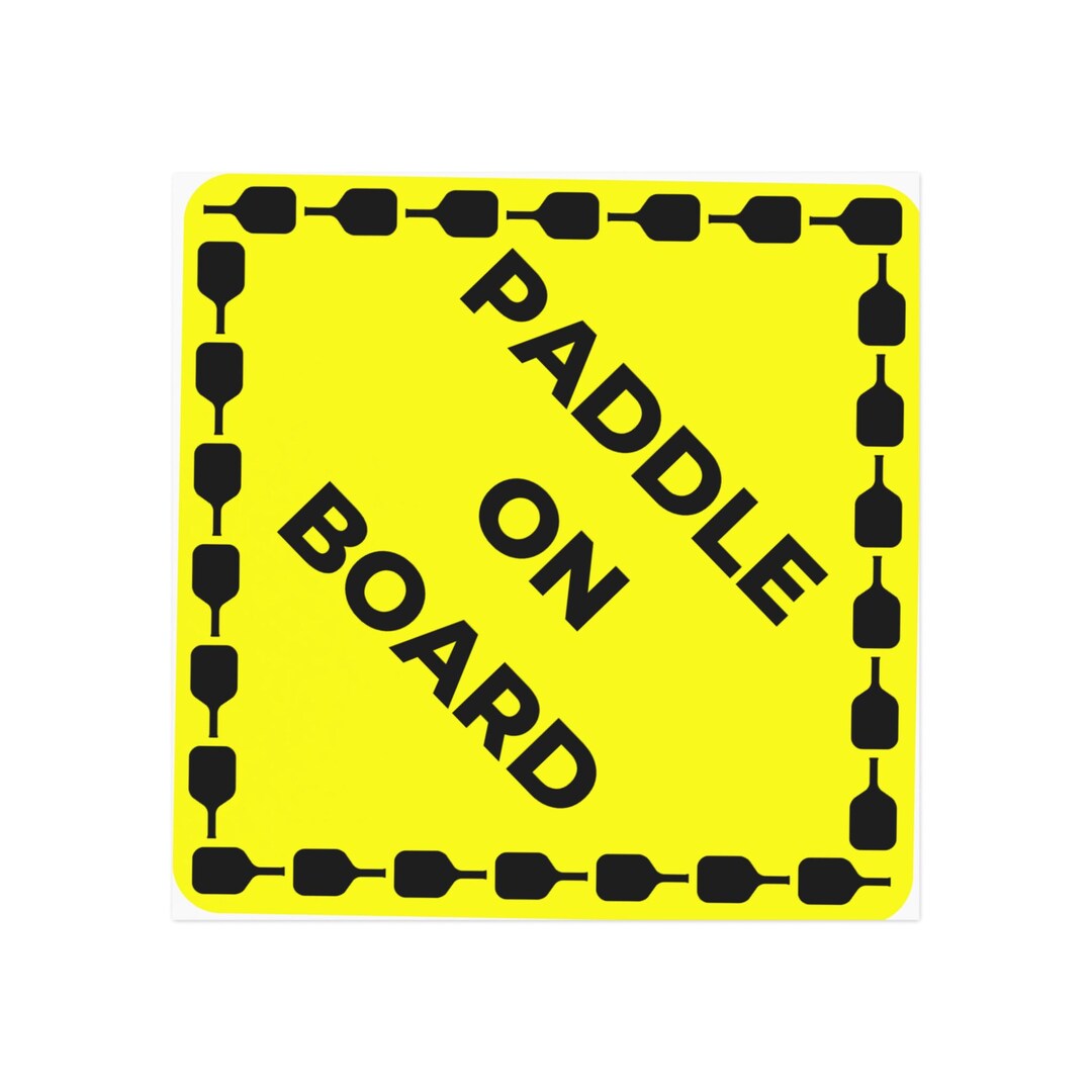 Pickleball Car Magnet: Paddle on Board - Fun Accessory - Etsy
