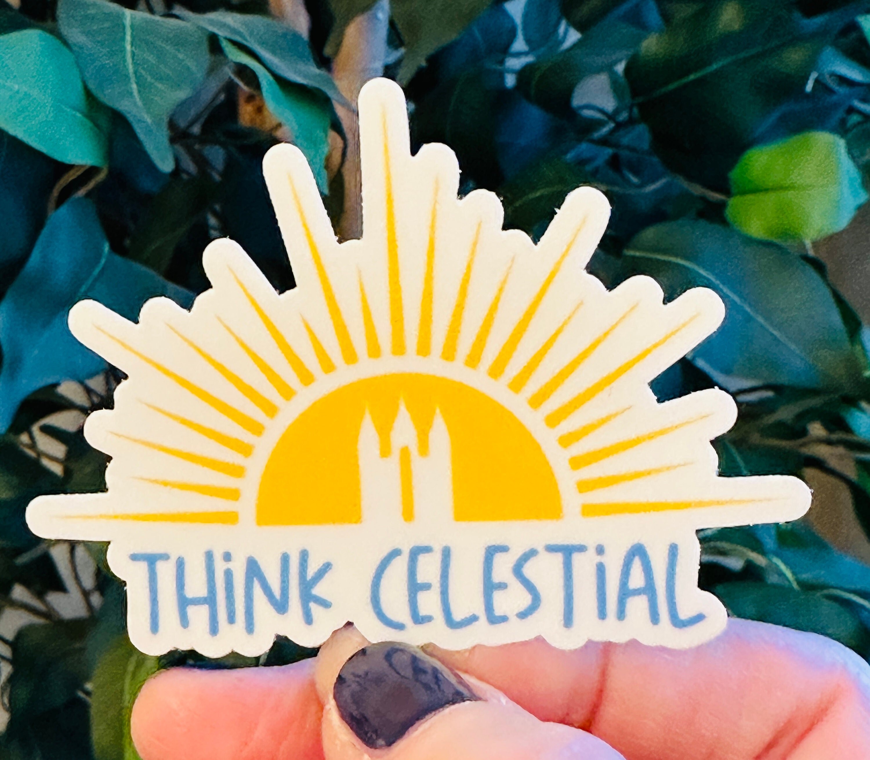 Think Celestial ONE STICKER TEMPLE Nelson General Conference Inspired ...