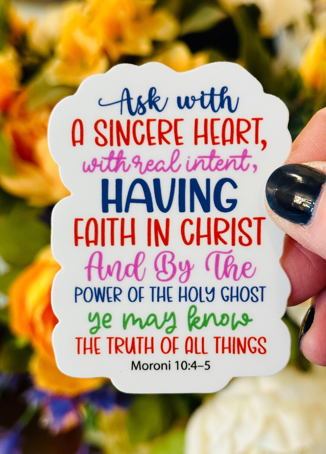 LDS #24 Book of Mormon Seminary Doctrinal Mastery ONE STICKER Scripture ...