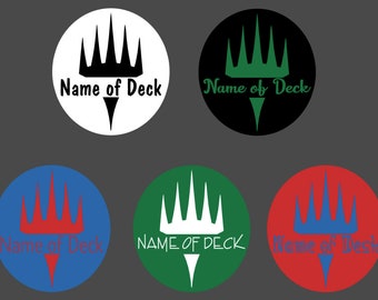 Deck Box Stickers - Etsy