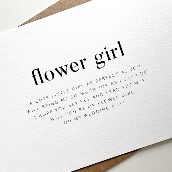 Flower Girl Poem Etsy Uk 8389