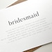 Bridesmaid Proposal Card, Bridesmaid Poem, Will You Be My Bridesmaid ...